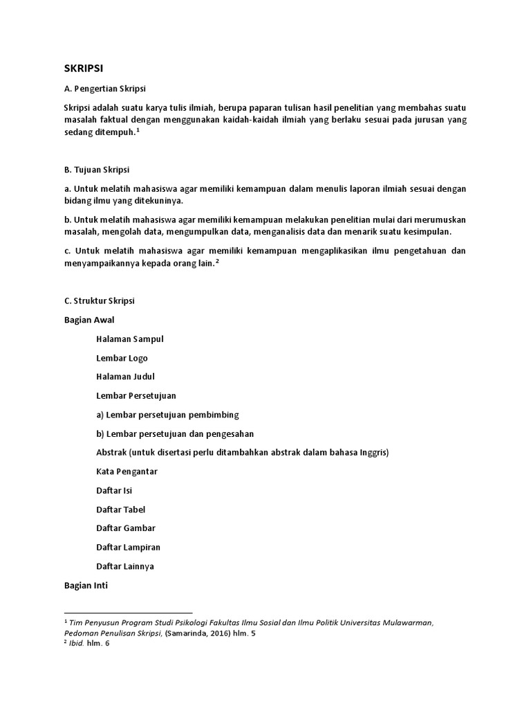 Contoh Skripsi | PDF