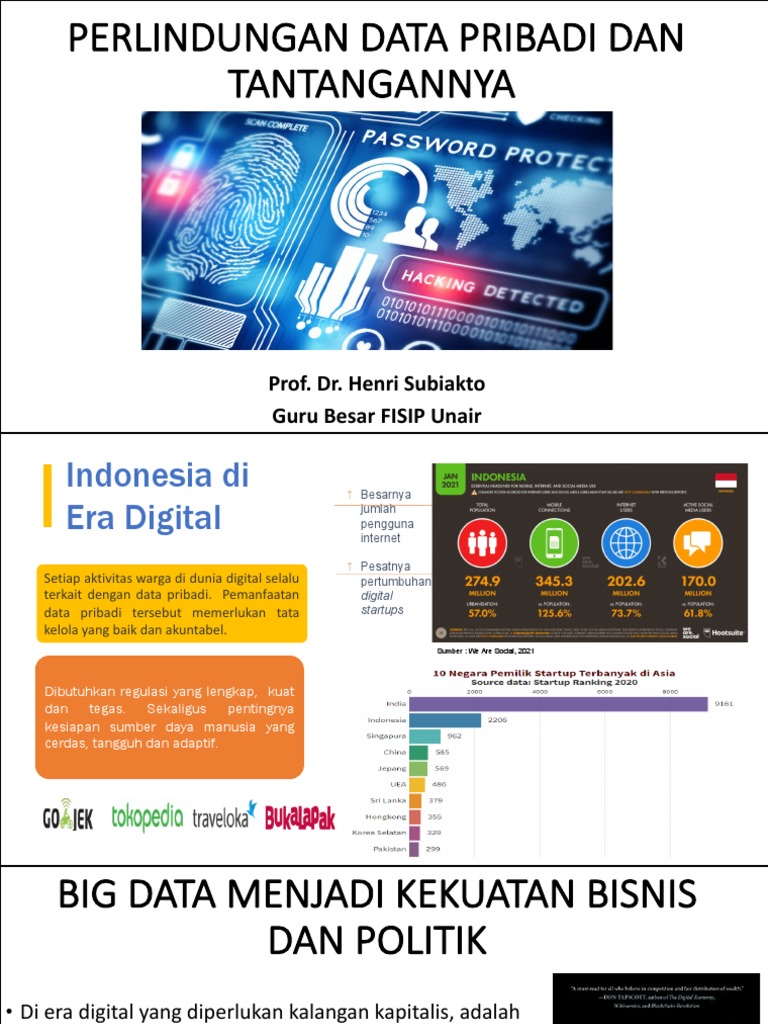 Prof. Dr. Henri Subiakto Guru Besar FISIP Unair | PDF