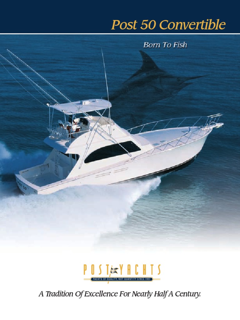 Post 50 Flybridge | PDF | Cabin (Ship) | Yacht