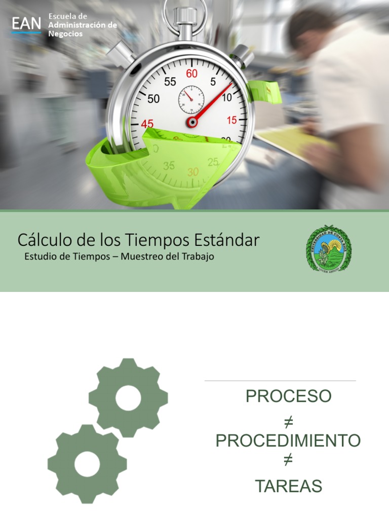Clase 04. Tiempos Estándar. Métodos Directos | PDF | Muestreo ...