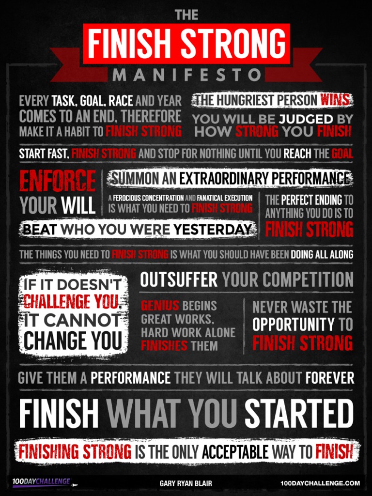 Finish Strong Gary Ryan Blair | PDF