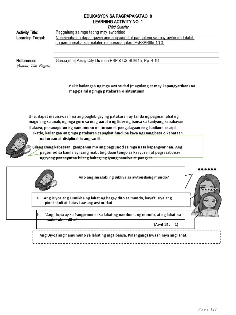 Esp 8 - Week 6 | PDF