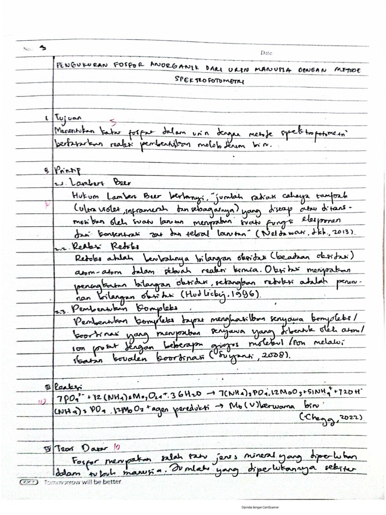 Contoh Jurnal Tulis Tangan | PDF