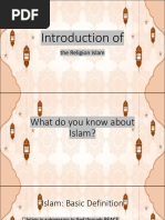 Introduction To Islam PowerPoint | PDF | Prophets And Messengers In ...