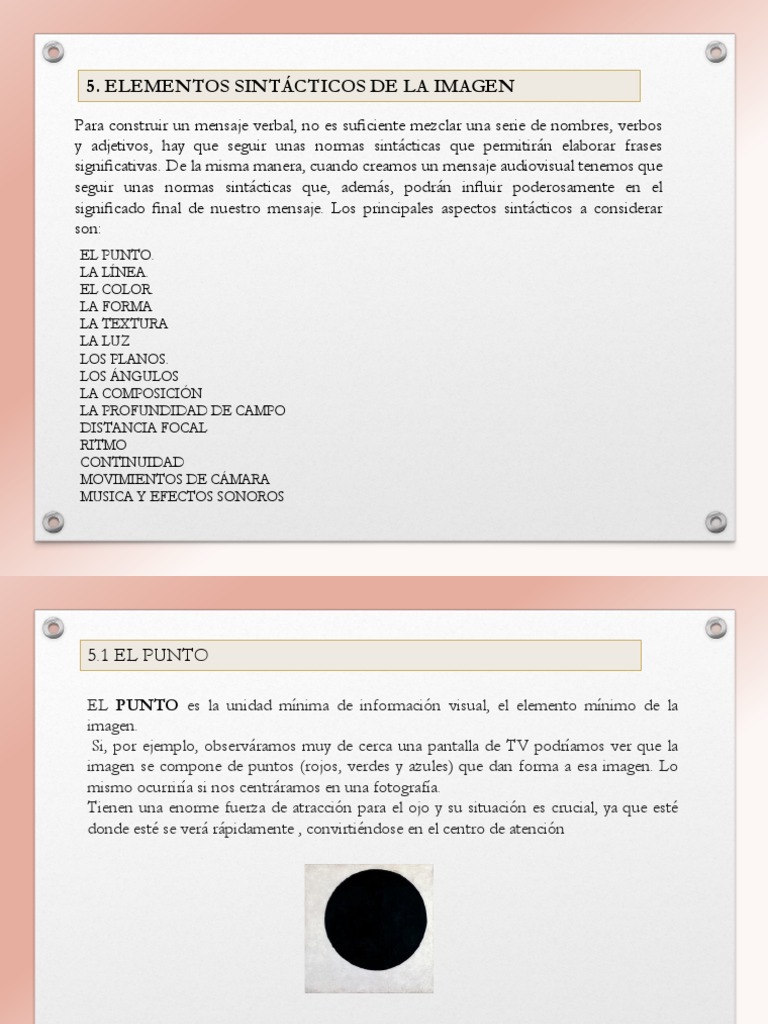 Elementos Sintácticos de La Imagen - 1 | PDF | Color | Cian
