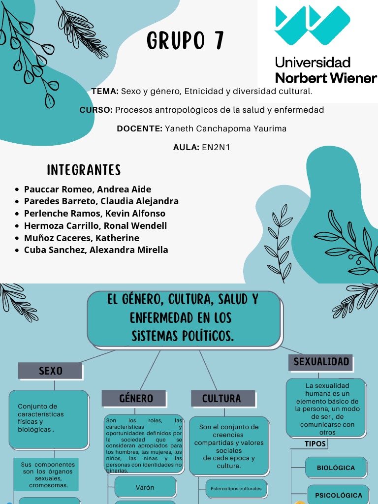 Mapa Conceptual Sexo Genero Etnicidad... | PDF | Género | Estudios de ...