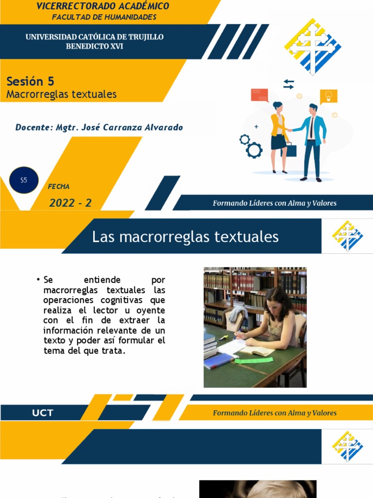 Macrorreglas Textuales de Van Dijk | PDF | Ciencia cognitiva | Cognición