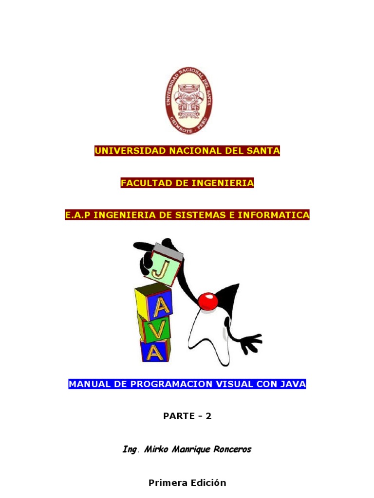 Programacion Visual Con Java 2 Pdf Java Lenguaje De Programación 