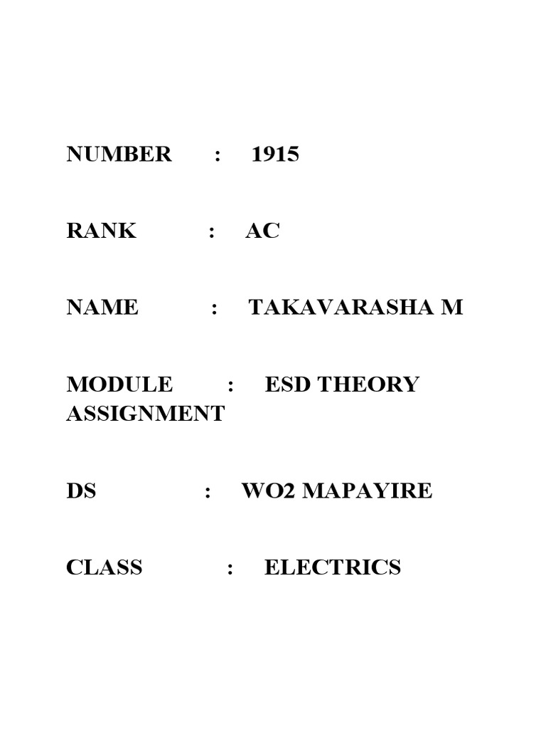 Esd Assignment 1mary Takavarasha | PDF | Motivation | Motivational