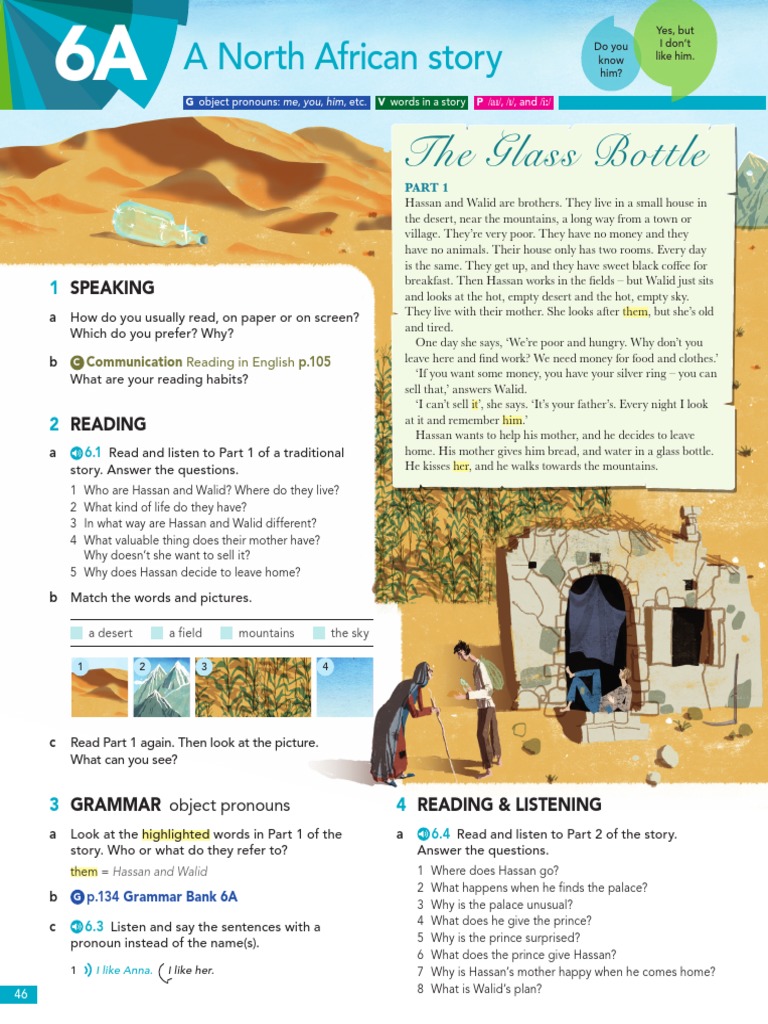 Ef4e A1 A2 SB WB Unit6 | PDF | Human Communication | Linguistics