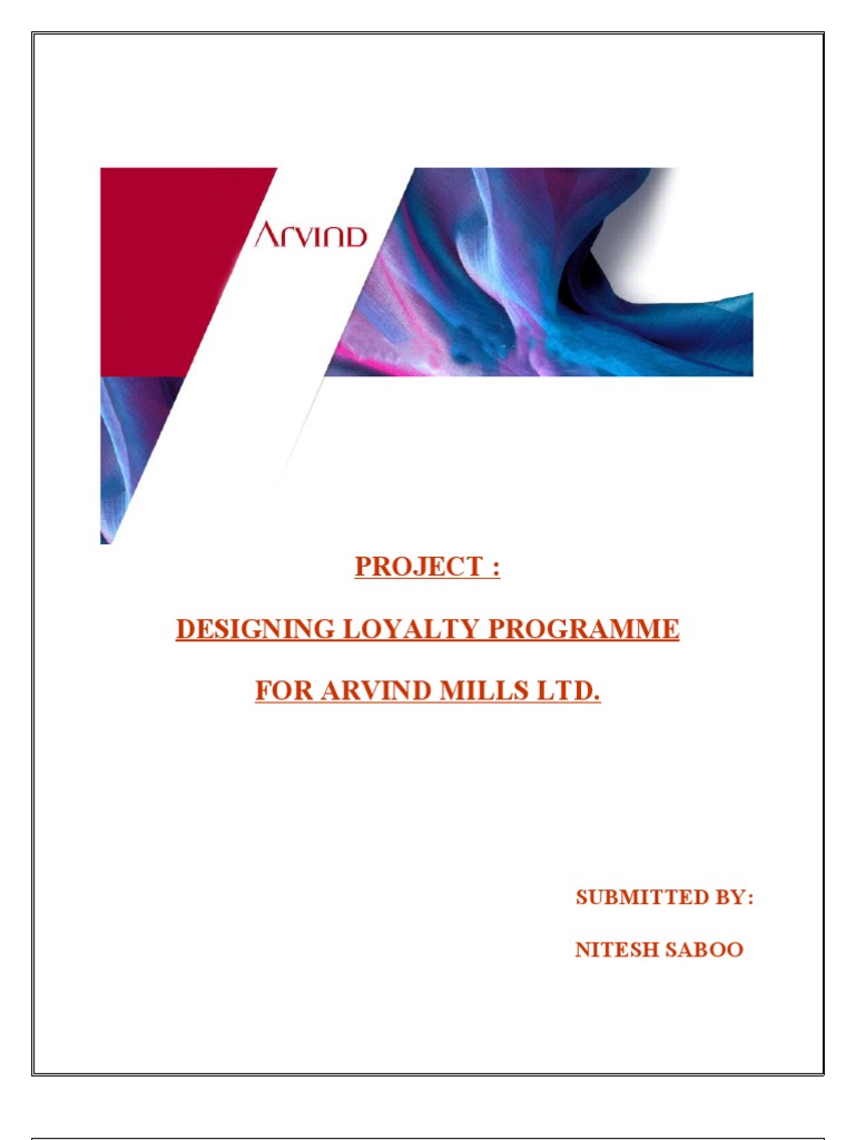 Textile Arvind Mills | PDF | Distribution (Business) | Textiles