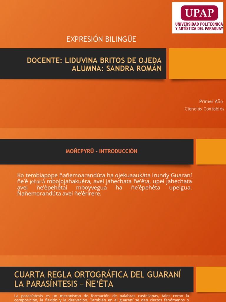 Tarea Iii - Expresión Bilingue | PDF | Palabra | Lingüística