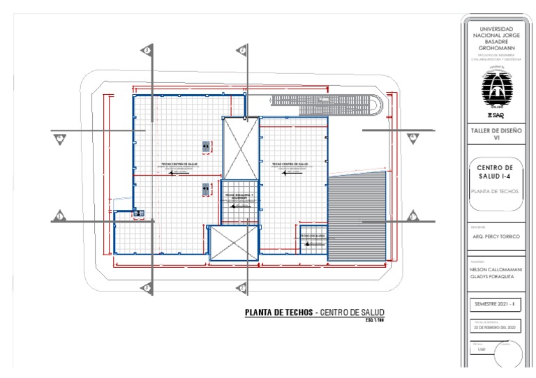 Planta de Techos - Centro de Salud | PDF