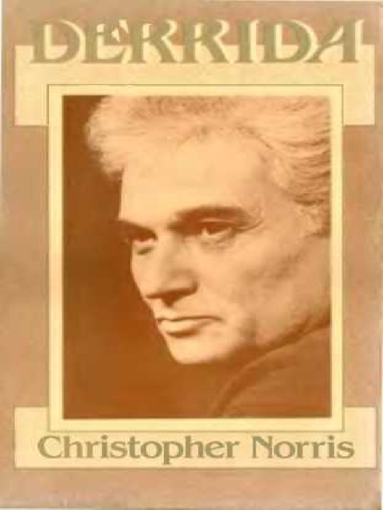 Norris Christopher Derrida 1988 | PDF