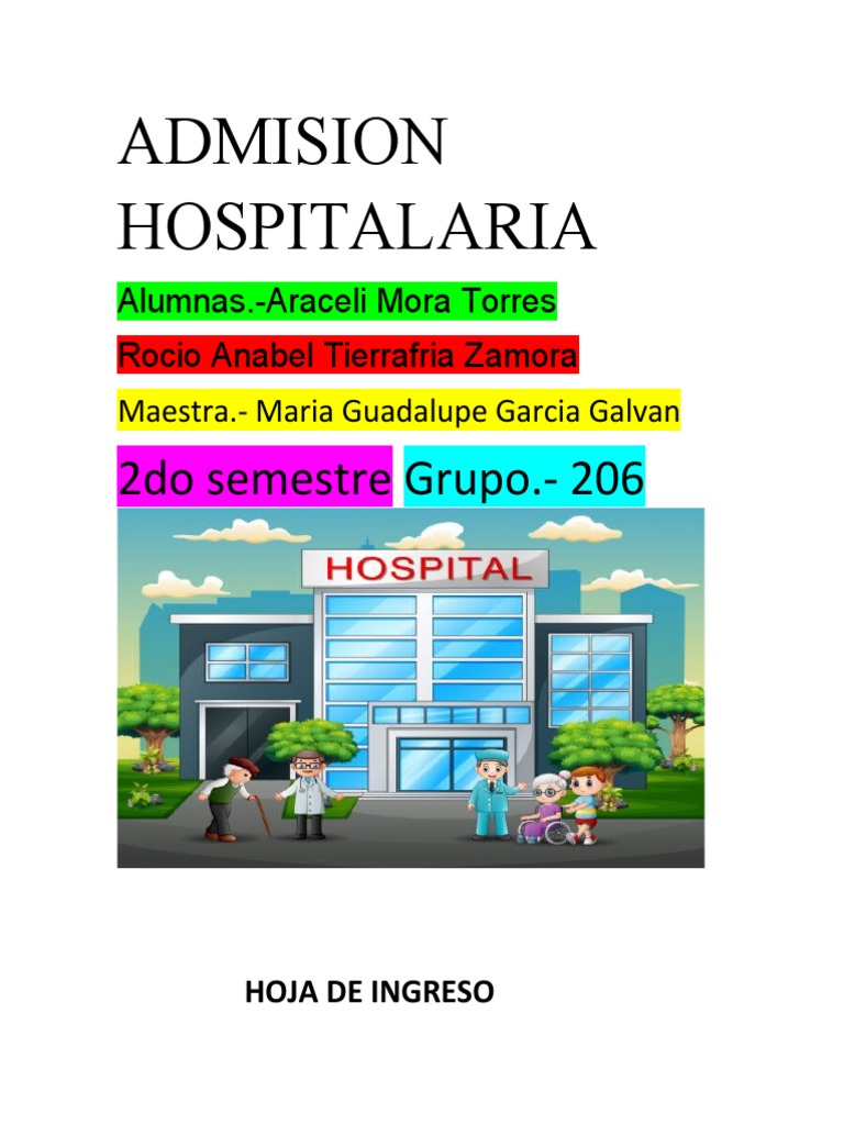 Admision Hospitalaria | PDF
