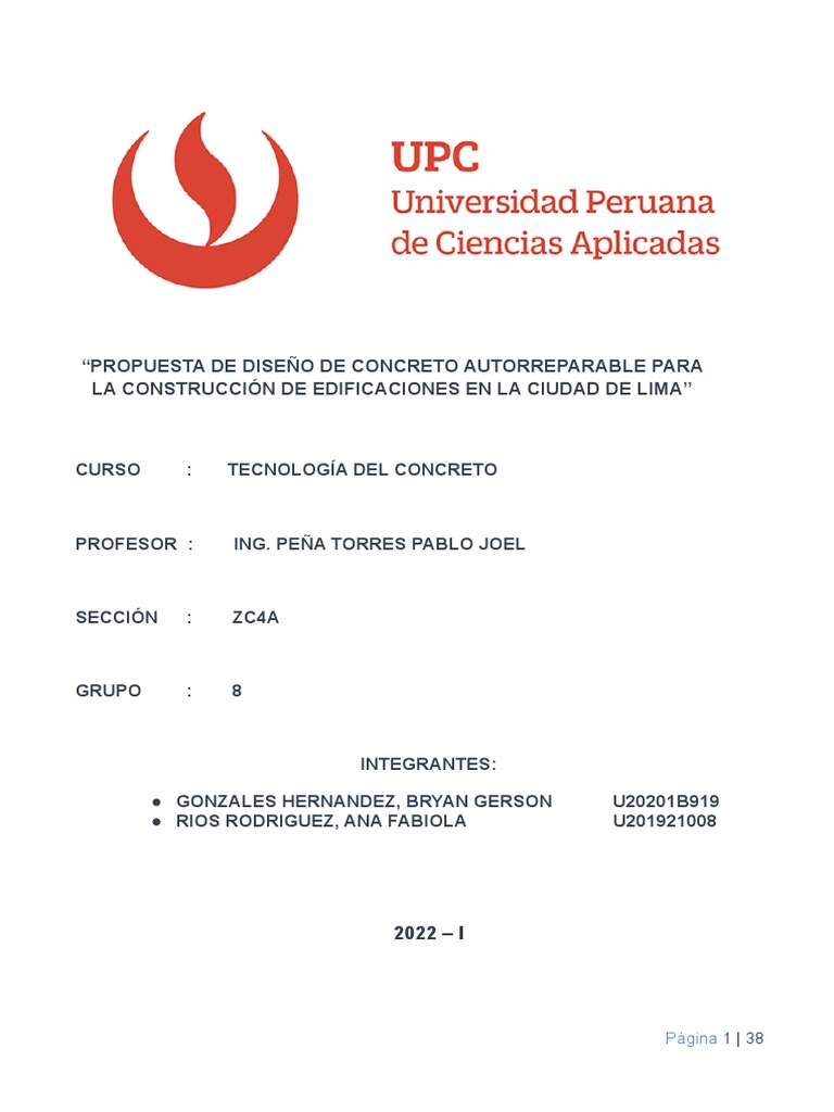 TF-Grupo 8-ZC4A | Descargar gratis PDF | Hormigón | Materiales