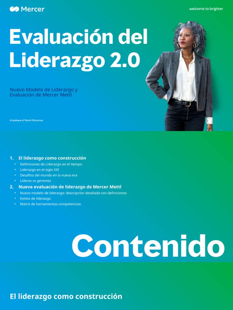 Liderazgo 2.0 Mercer - Mettl | PDF