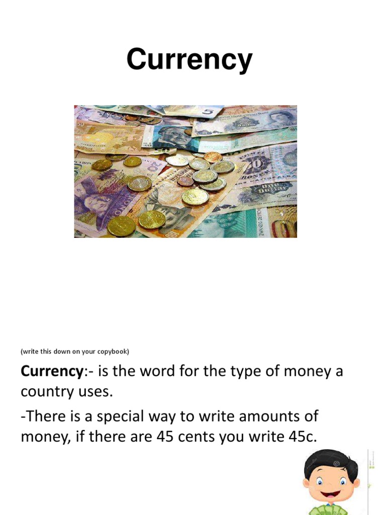 Currency | PDF | Cooking, Food & Wine | Teaching Methods & Materials