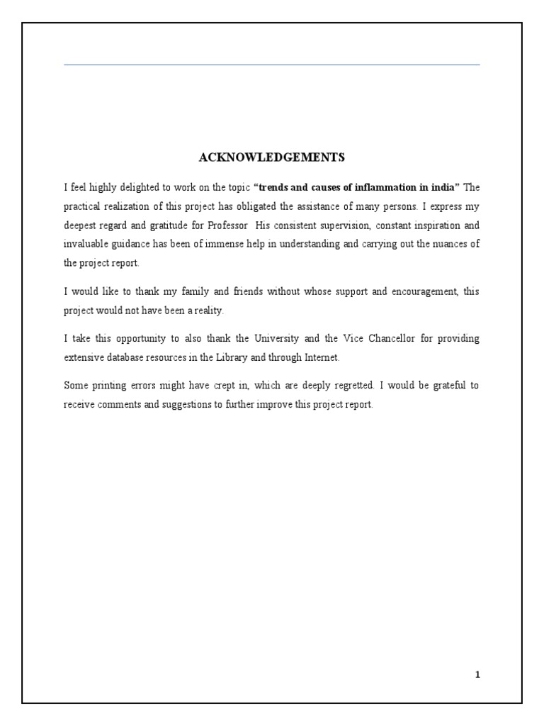 Acknowledgements | PDF | Social Science