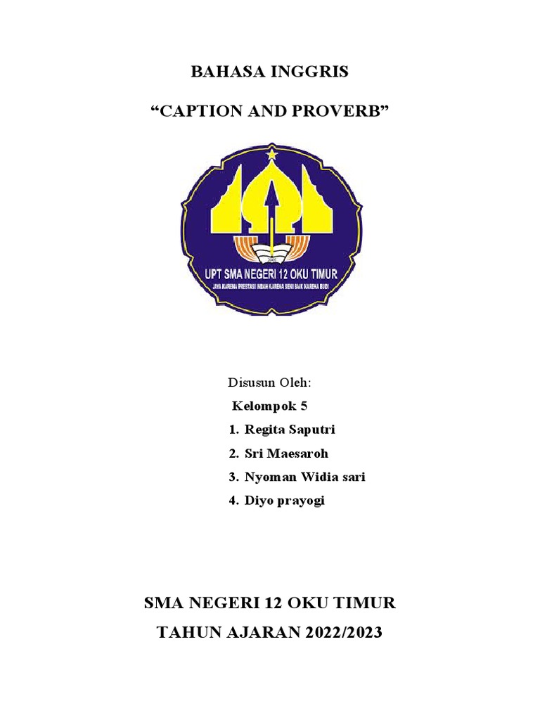 Caption and Proverb | PDF | Book Of Proverbs | Proverb