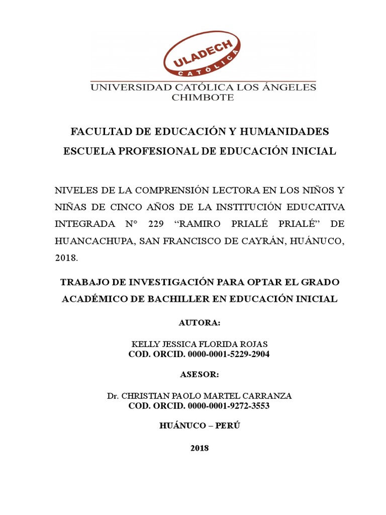 Trabajo de investigación IV-201802_KELLY%2c corregido. | PDF ...