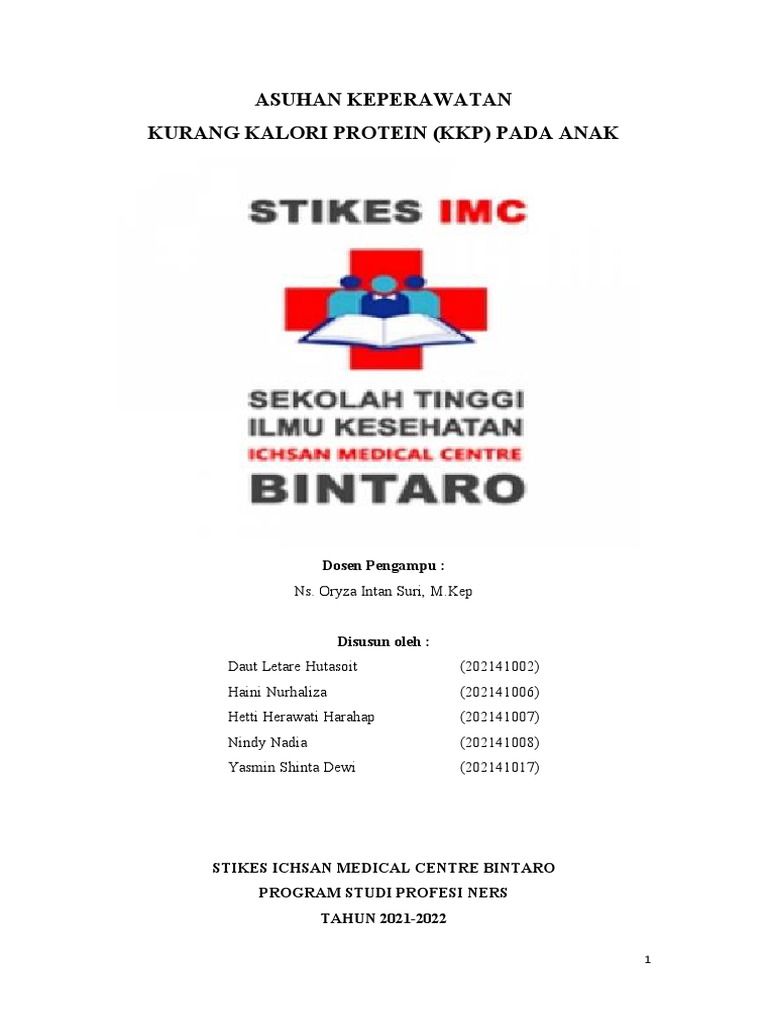 Kel 2 Askep KKP Pada Anak | PDF | Cell Biology | Molecular Biology