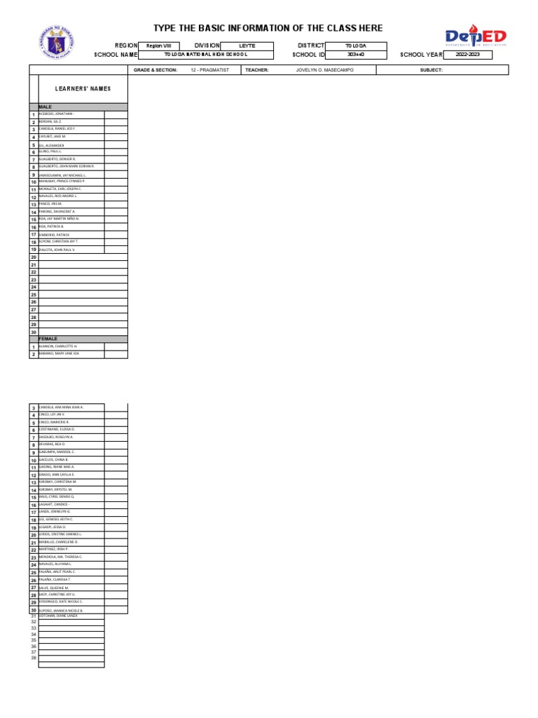 Humss G12 Pragmatist 2022 2023 | PDF