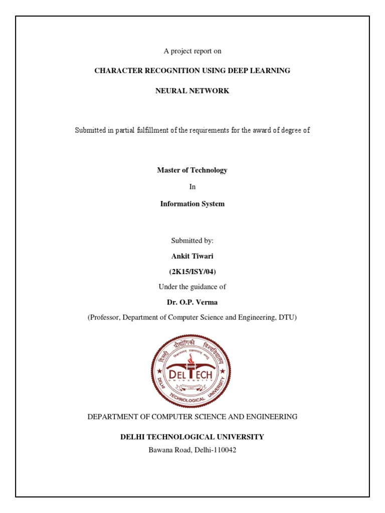 Report | PDF | Deep Learning | Artificial Neural Network