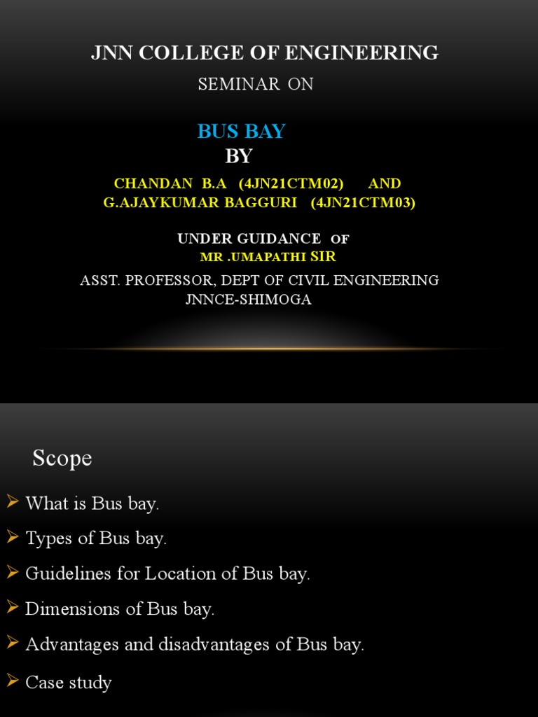 Design of Bus Bay | PDF | Land Transport | Road Transport