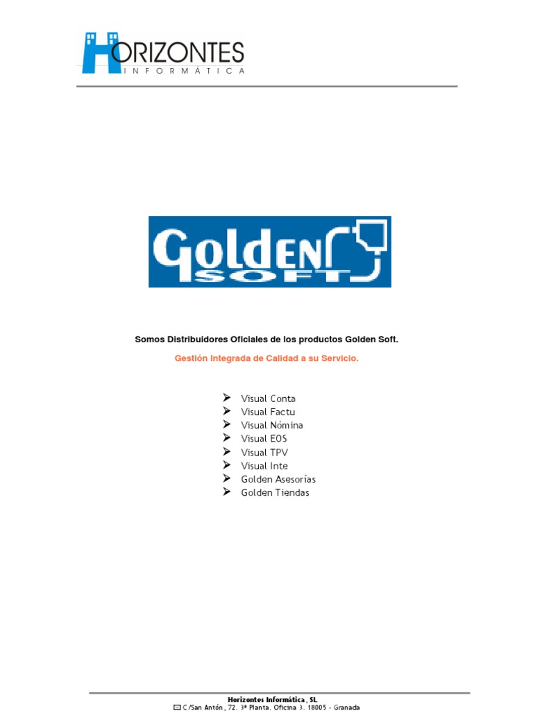Productos Golden Soft | PDF | Archivo de computadora | Contabilidad