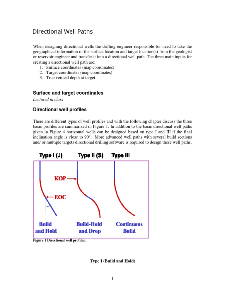 Directional Well Paths | PDF | Geometry