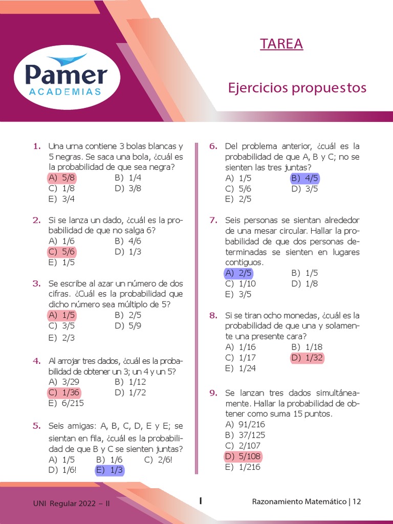 RM - Sem 12 | PDF | Probabilidad | Matemáticas