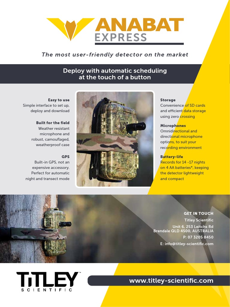 Anabat Express | PDF | Microphone | Information And Communications ...