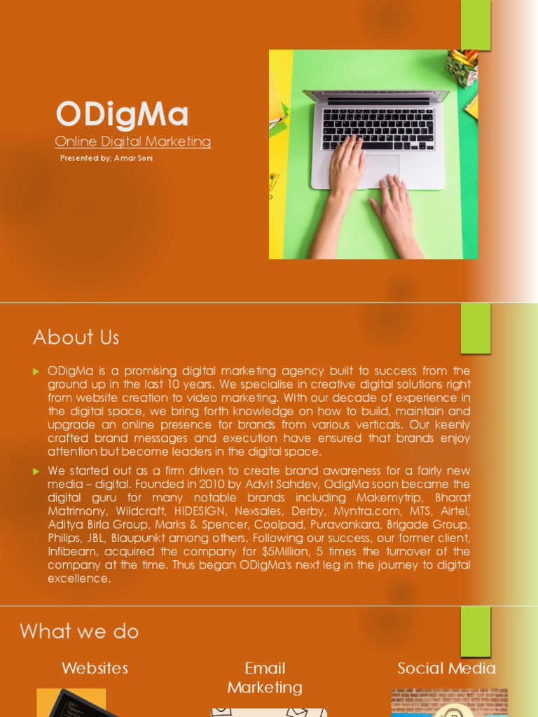 ODigMa - Digital Marketing Firm in Bangalore | PDF | Career & Growth | Business