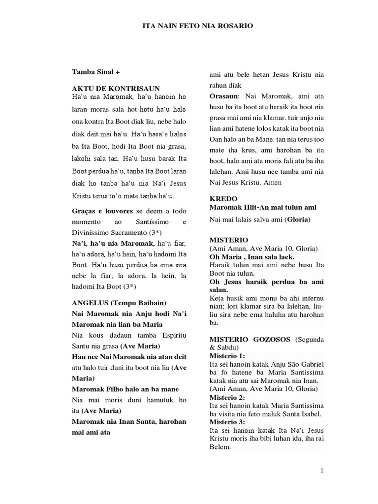 Nain Feto NX Rosario | PDF | Teología sistemática | Mesianismo cristiano