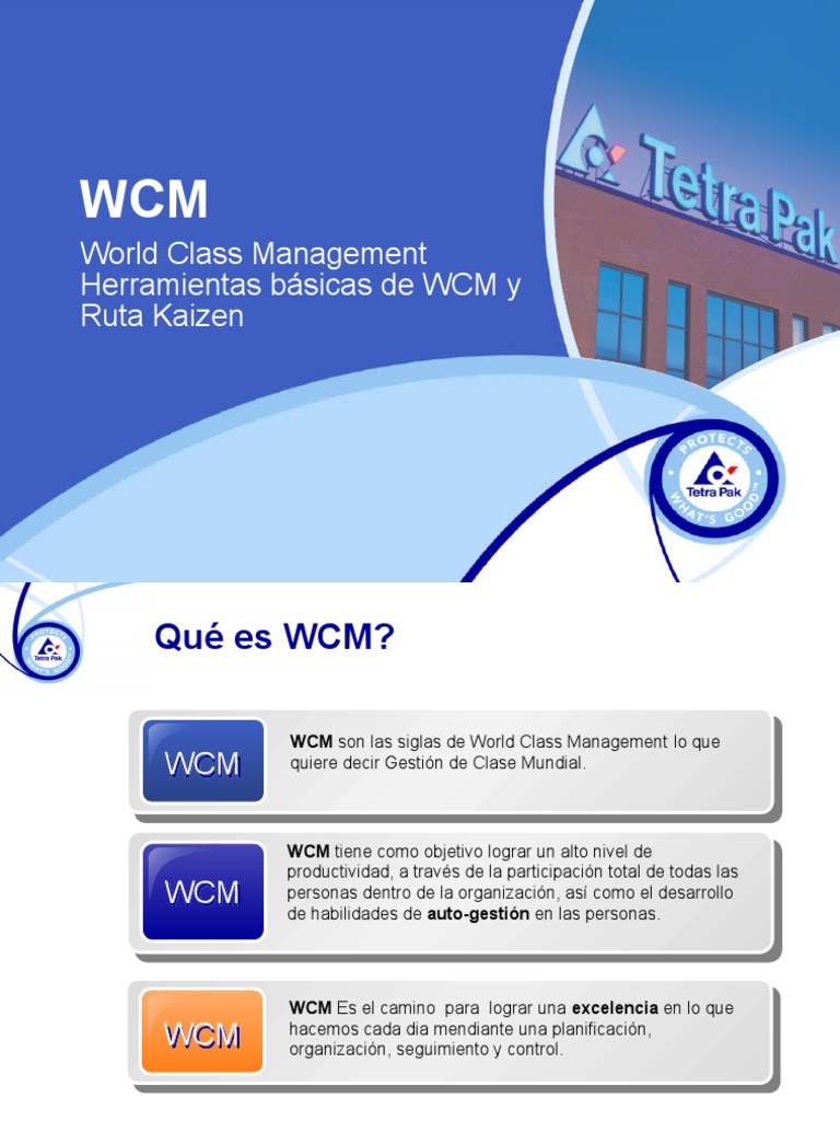 Herramientas y Estrategias de WCM | PDF | Calidad (comercial ...
