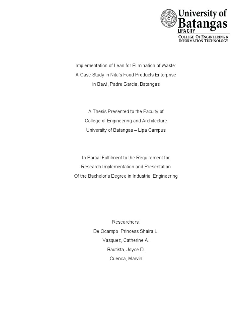 Research Thesis Bsie-5a | PDF | Career & Growth | Business