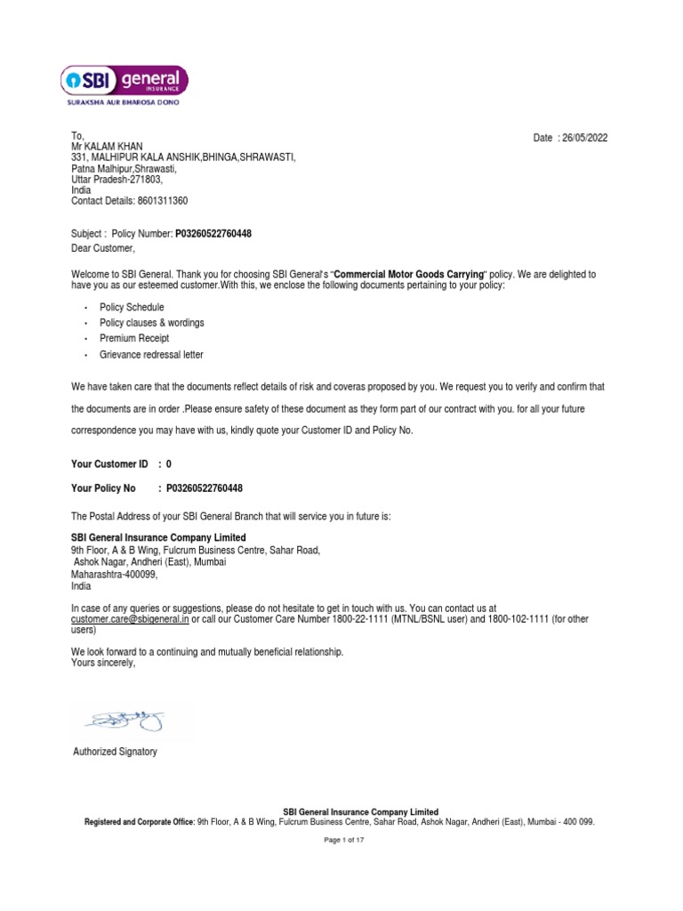 Commercial Motor Goods Carrying | PDF