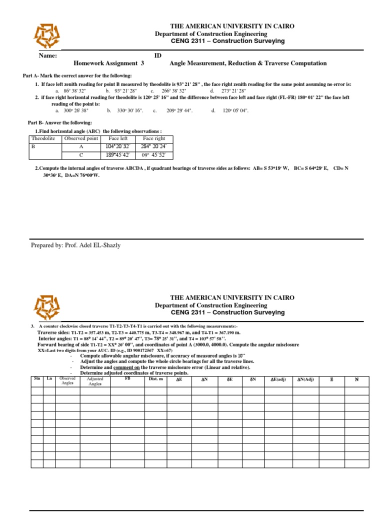 Homework-Assignment-3-Ceng2311 - Angle Measurements - Reduction ... Homework-Assignment-3-Ceng2311 - Angle Measurements - Reduction ...