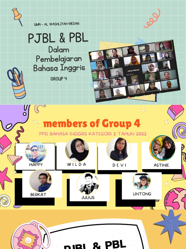 Presentation PBL & PJBL | PDF | Seni | Pengembangan Diri