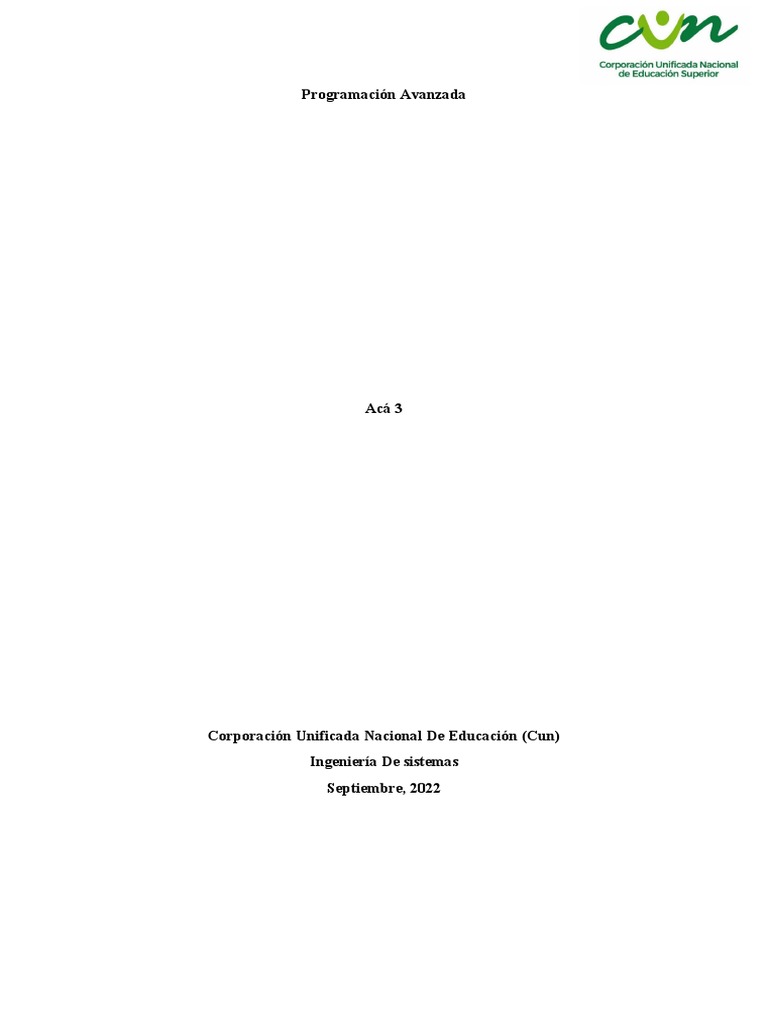 Proyecto Programacion Avanzada - Aca 3 - 040842 | PDF | SQL | Datos