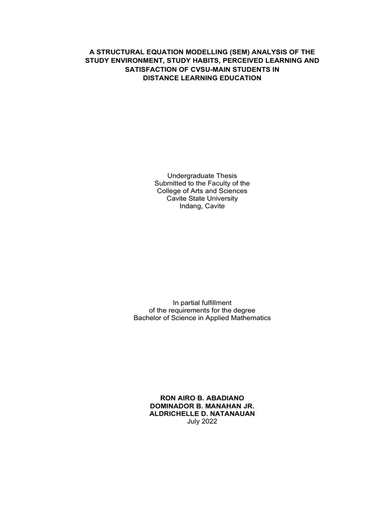 Thesis Manuscript - Abadiano Manahan Natanauan | PDF | Educational Technology | Learning