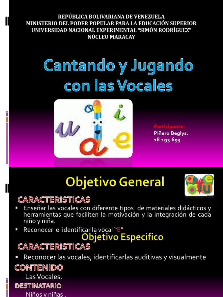 Actividades Interactivas de Vocales | PDF | Pedagogía | Comunicación