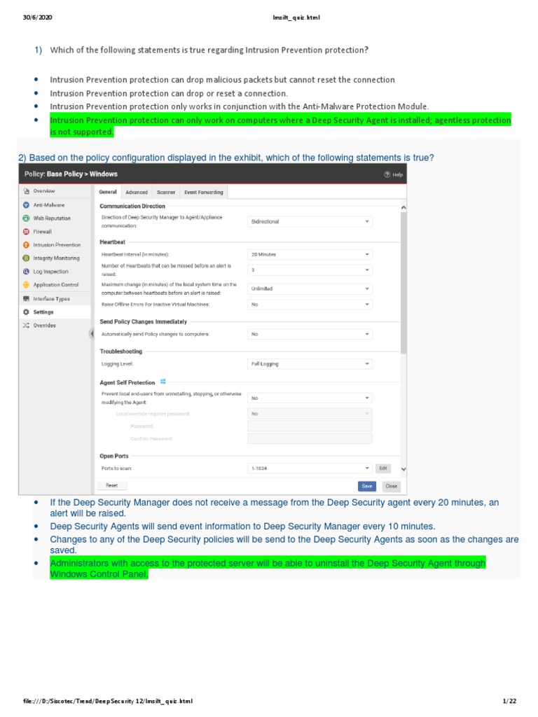 Examen Deep Security 2020 Utlima PDF | PDF | World Wide Web | Internet ...