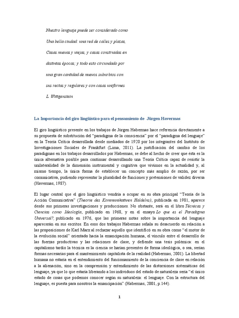 Habermas Teoría De La Acción Comunicativa Descargar Gratis Pdf