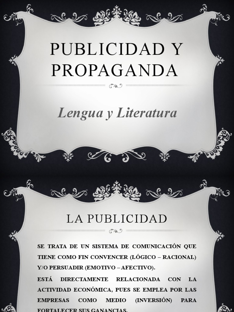 Publicidad y Propaganda | PDF | Publicidad | Propaganda