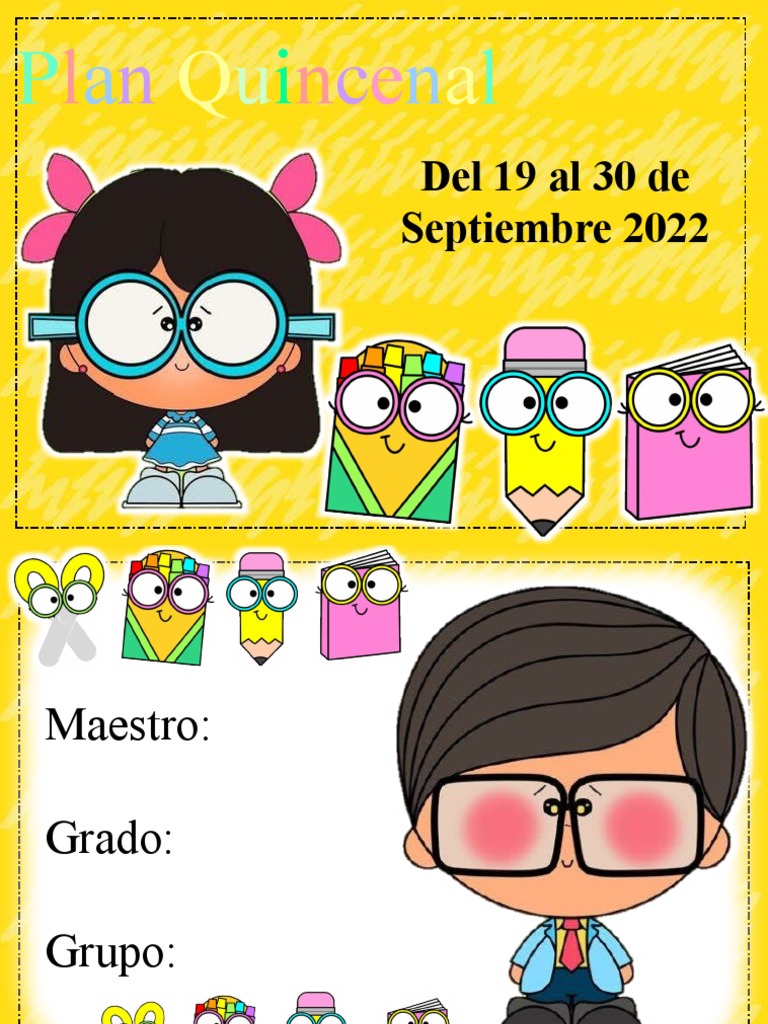 Plan Quincenal de Actividades Educativas | PDF | Aprendizaje | Comunicación
