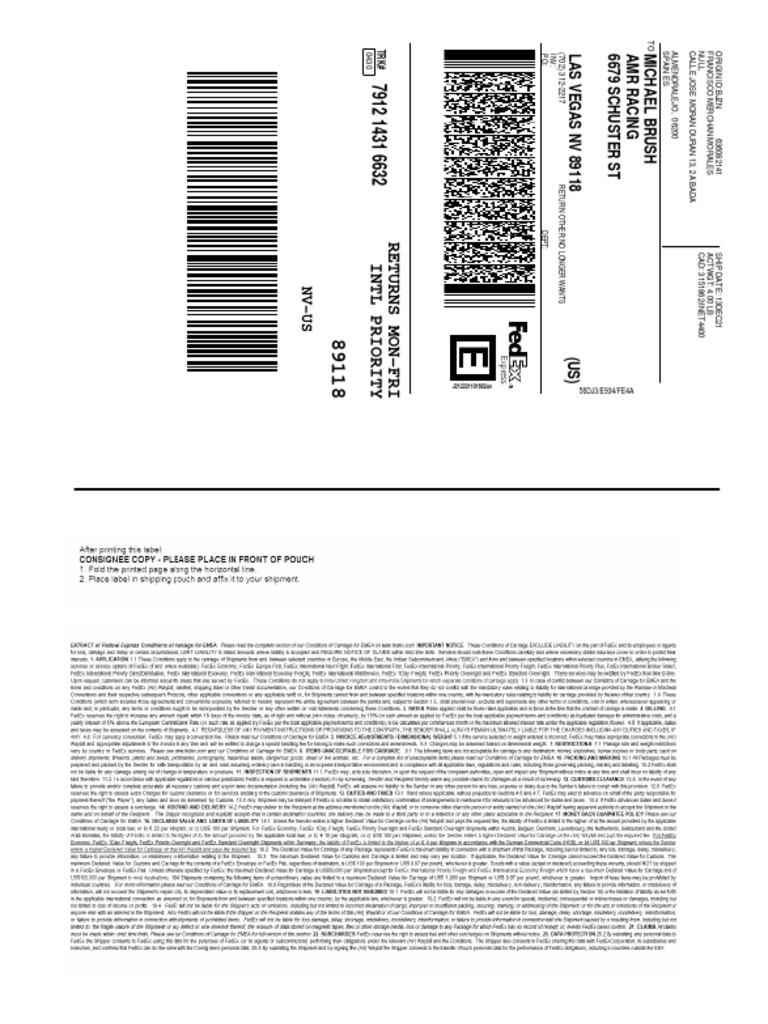 NEW Shipping Label and Commericial Invoice | Download Free PDF ...