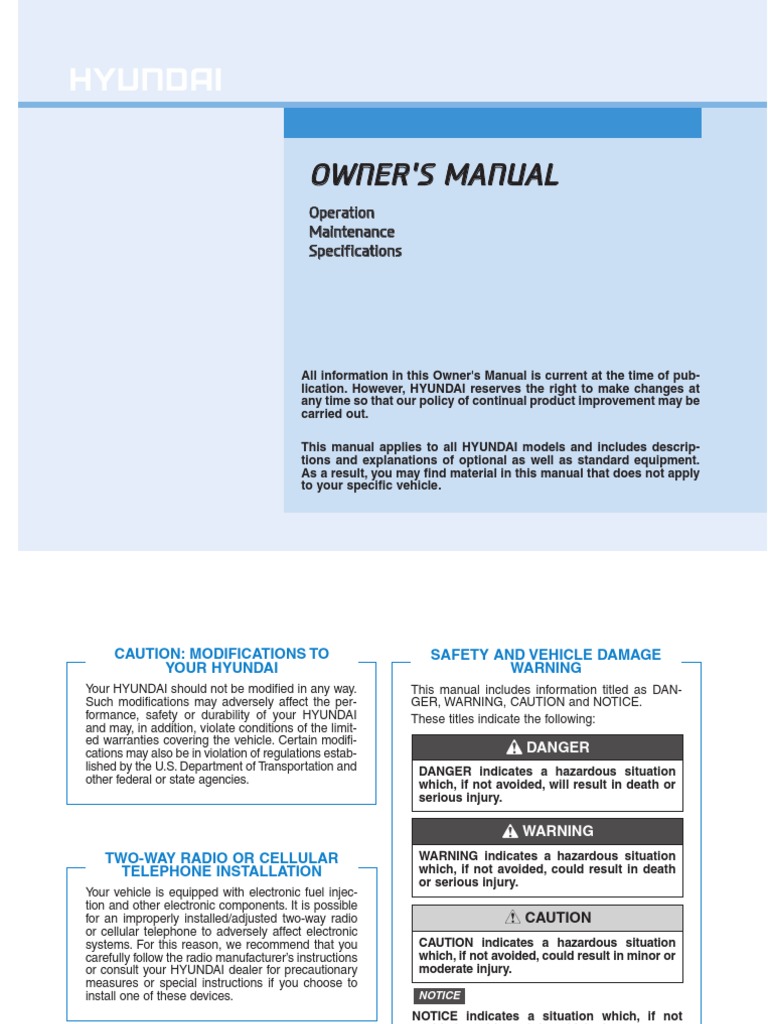 2021 Kona EV Owners Manual | PDF | Seat Belt | Airbag
