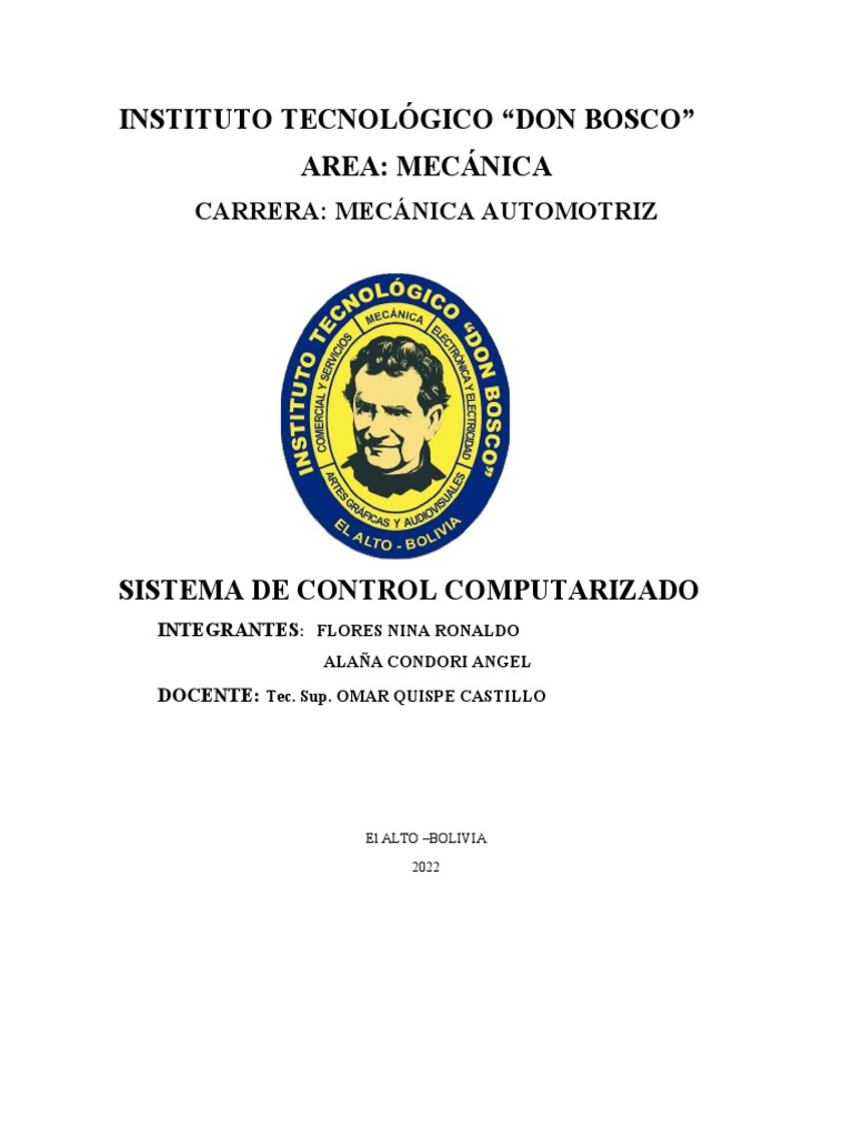 Sistema de Control Computarizado App | PDF